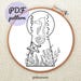 Keyhole Art PDF Embroidery Patterns | 6 Digital Patterns | 6" Inches ...