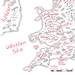 Map of King Arthur's Britain Hand Drawn Tolkien Style Map Artwork - Etsy