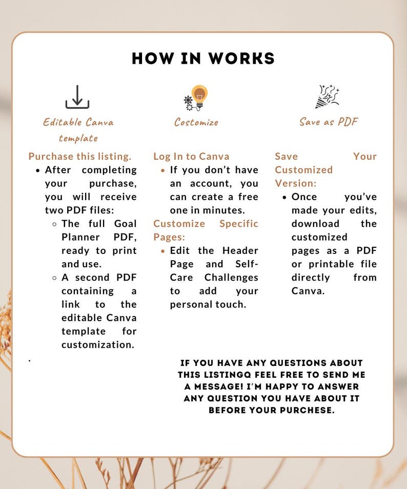 Self-improvement Goal Setting Journal for SMART Goals Tracking and ...