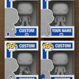 Plantilla de Canva para caja Funko POP (Svg), caja Funko Pop ...