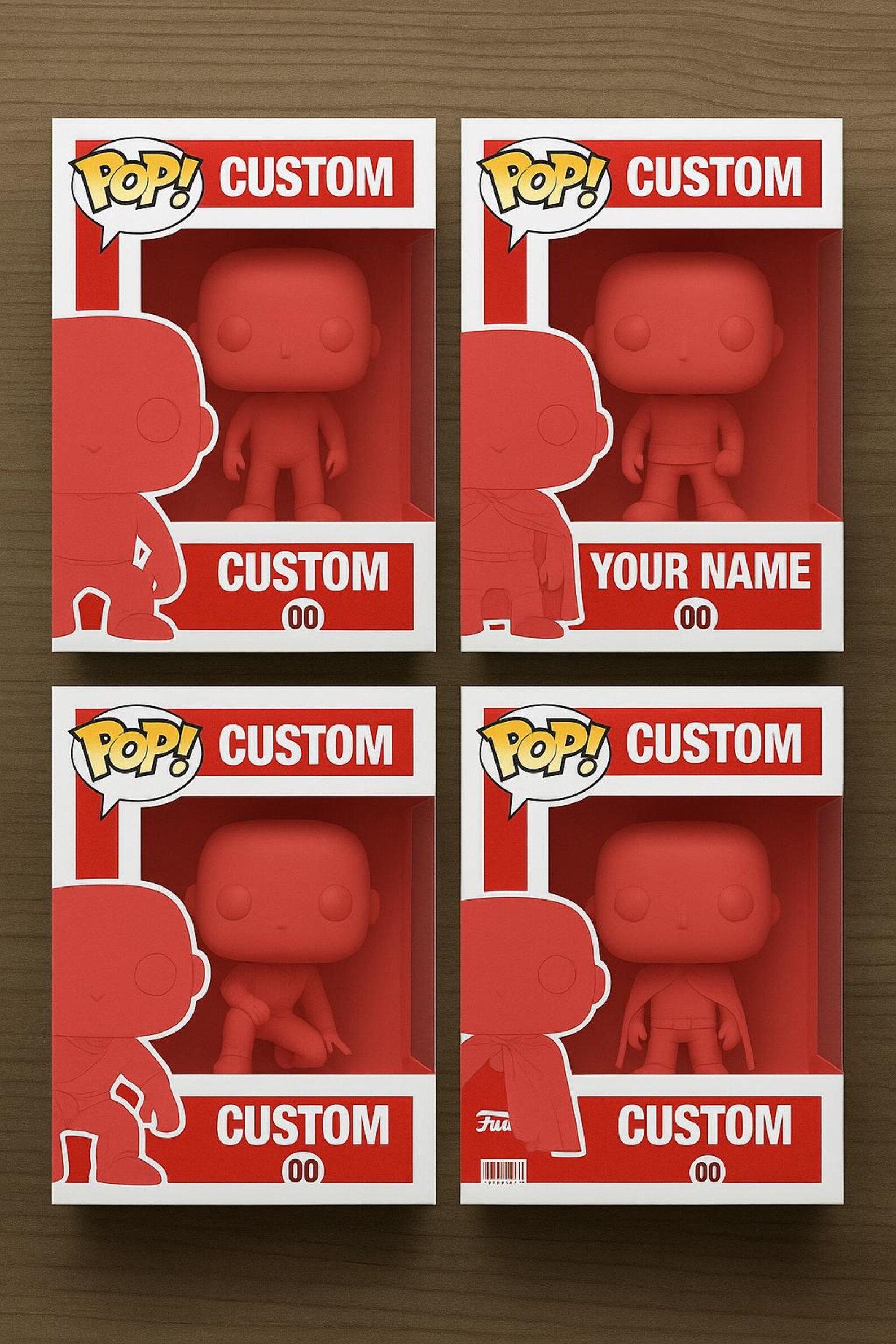 Plantilla de Canva para caja Funko POP (Svg), caja Funko Pop ...