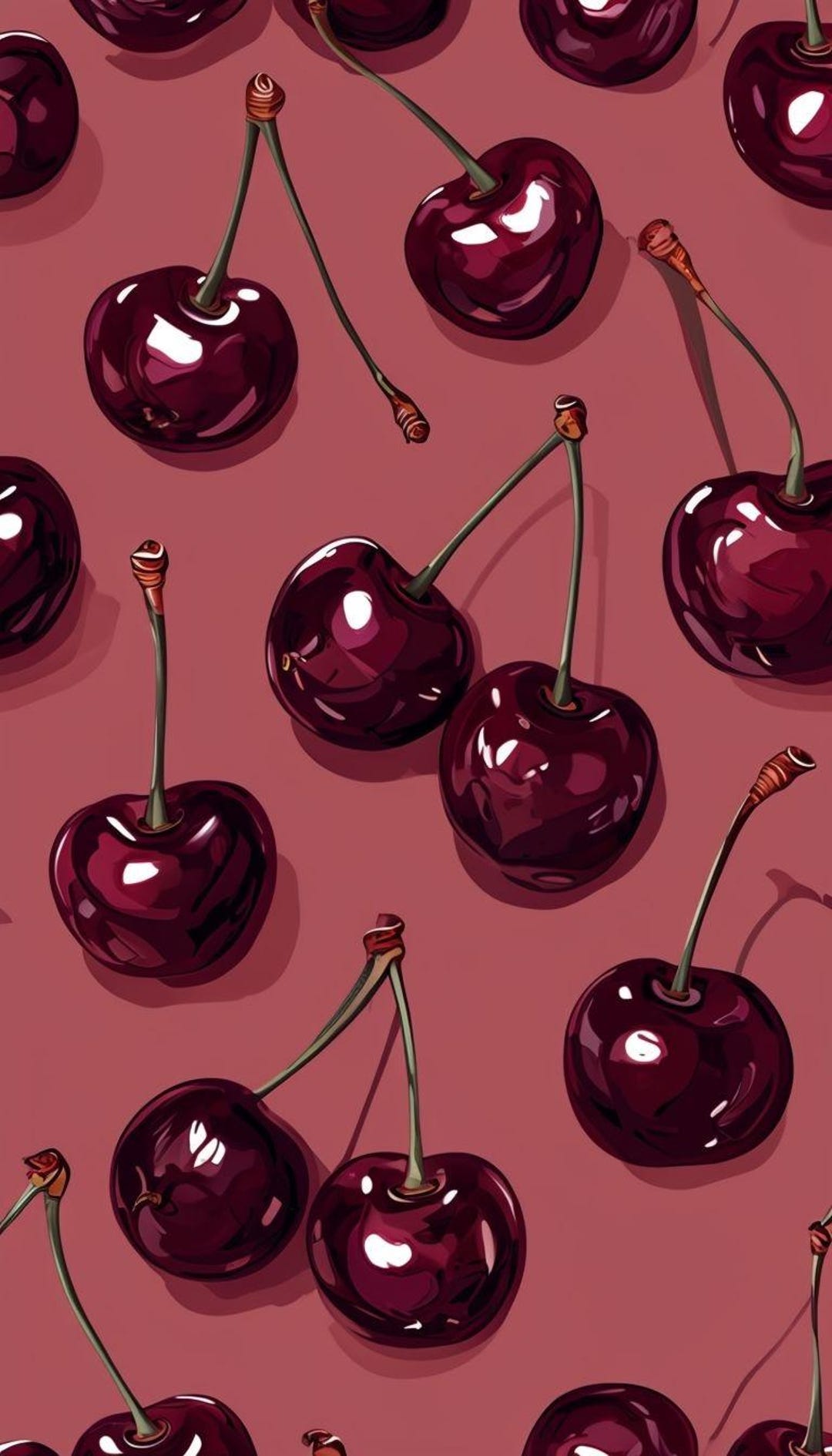 Velvet Dark Cherry Digital Wallpaper for Phone, Laptop or Desktop - Etsy