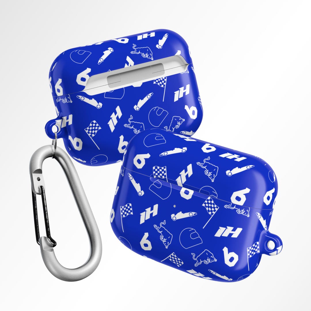 Isack Hadjar AirPod Case, Formula 1 AirPod Case, Racing Bulls AirPod ...