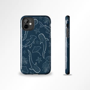 Shark Phone Case, Ocean Phone Case, Whale Shark Case, Hammerhead Shark ...