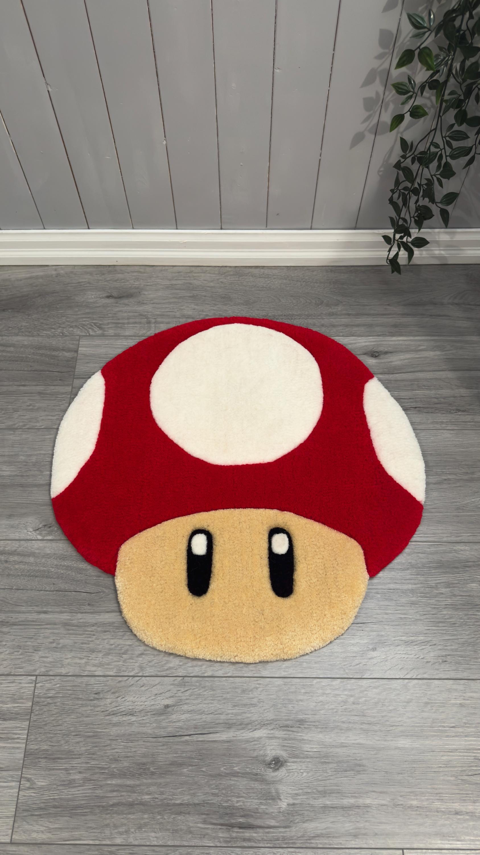 Mario Bros Mushroom Rug - Etsy