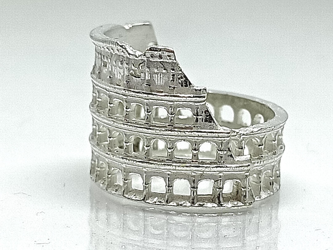Colosseum Ring, Handmade, Gift Idea, Original Jewelry, Made in Italy ...