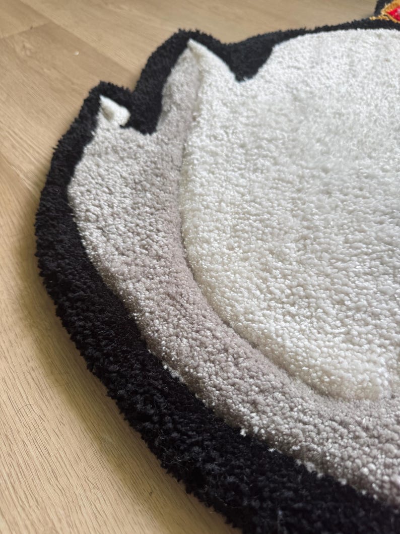 Ghost Boo Tufted Rug - Etsy