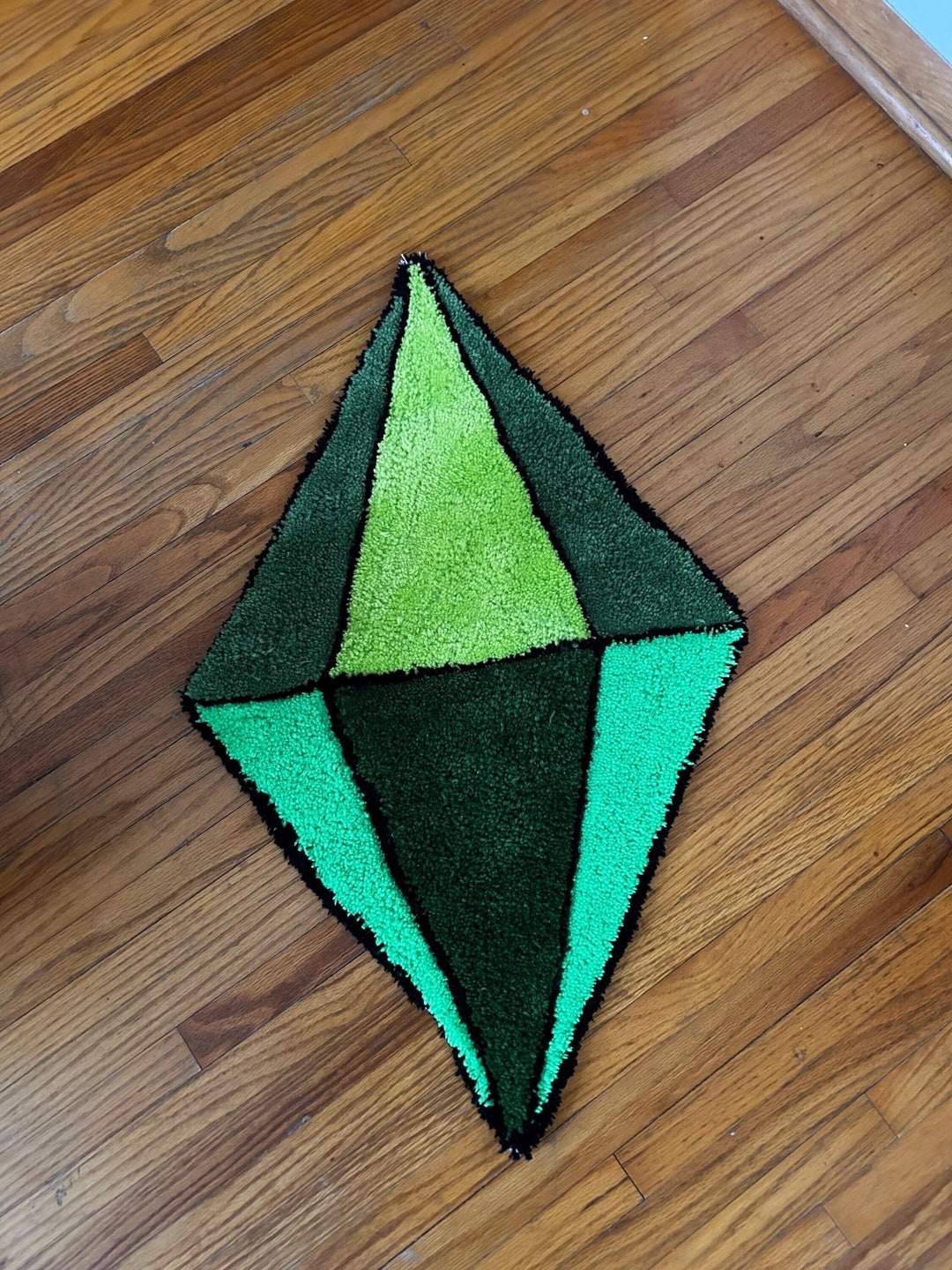 The Sims Plumbob Tufted Rug - Etsy