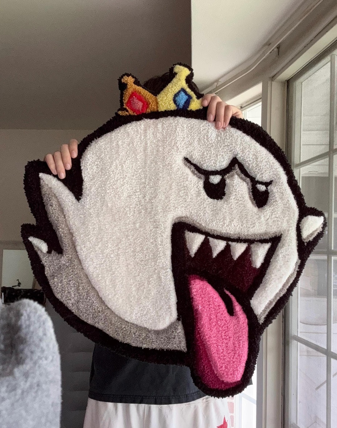 Ghost Boo Tufted Rug - Etsy