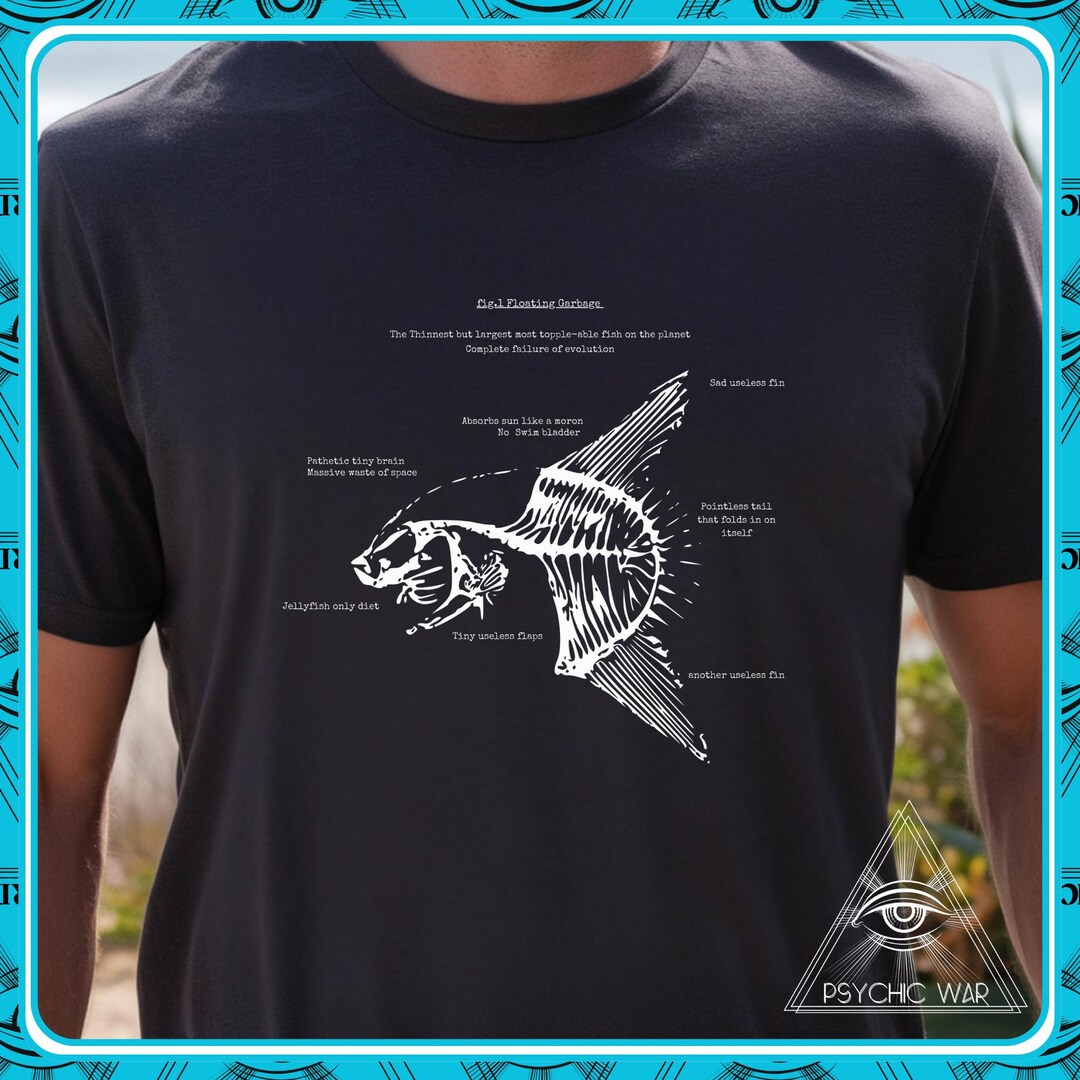 Sunfish T Shirt Mola Mola Funny Rant Ocean Fish Tee Weird Sea Animal ...