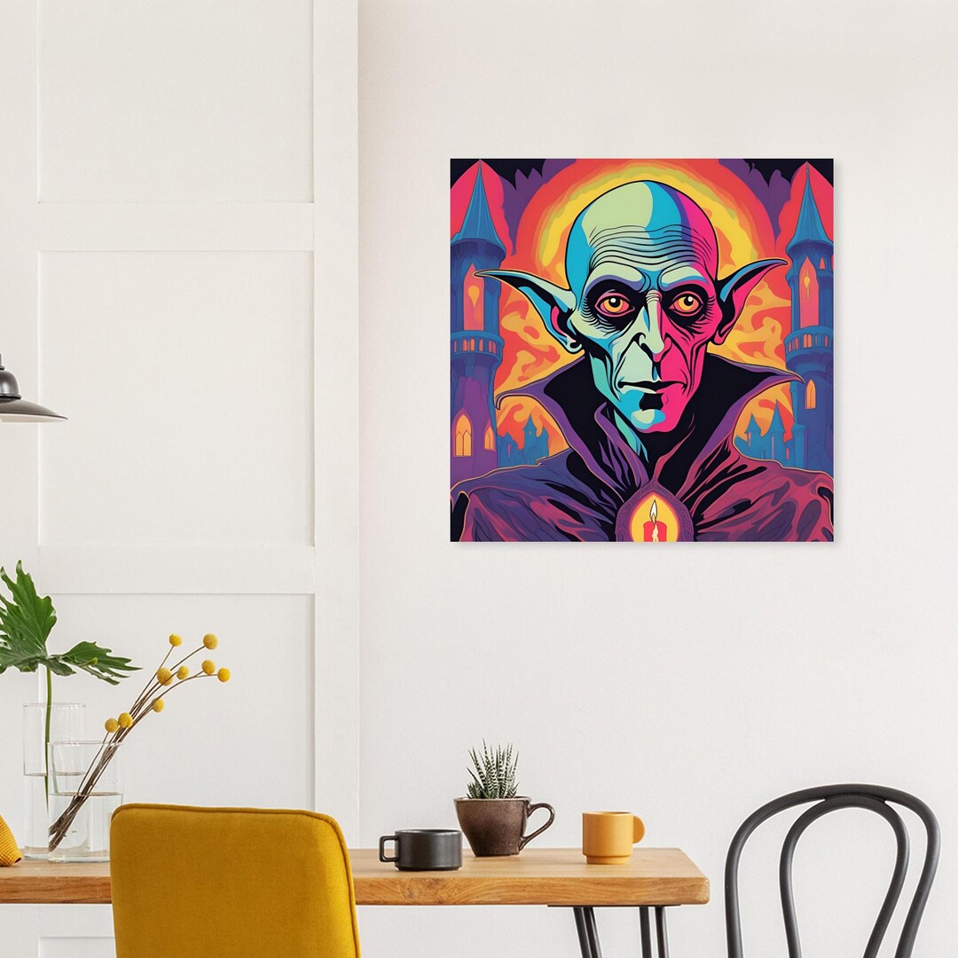 Nosferatu Art Poster Psychedelic Vampire Dracula Semi-gloss Premium ...