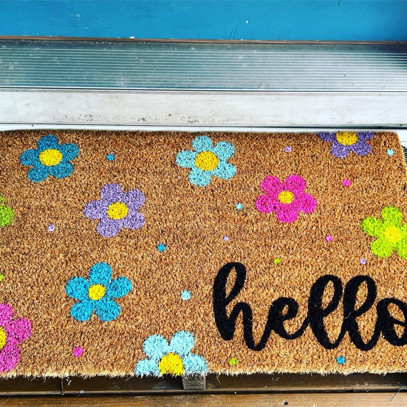 Painted Door Mats - Etsy