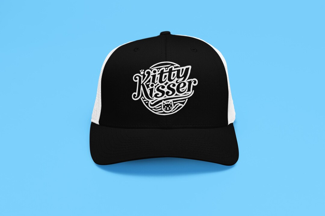 Kitty Kisser | Trucker Hat - Etsy