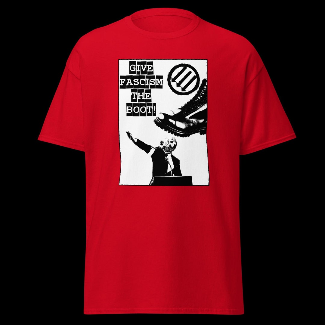 Give Fascism the Boot T-shirt, Anti-trump, Elon Musk Rat Tee - Etsy ...