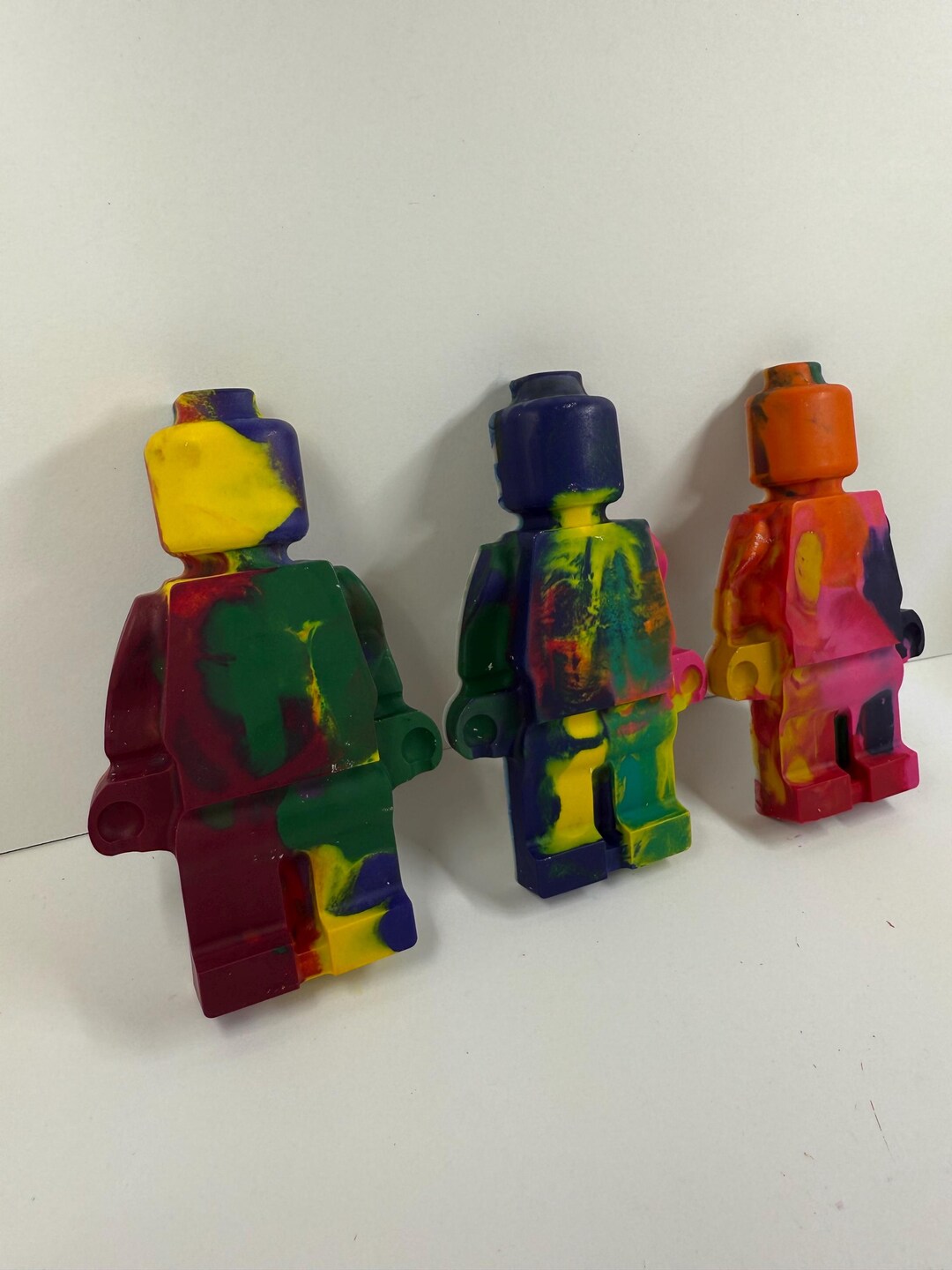Jumbo Lego-shaped Figure Crayon Multicolor Building Block Crayons for ...