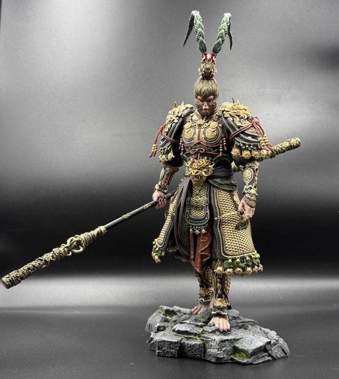 Black Myth Wukong Game Action Figure 8K Resin Diorama - Etsy