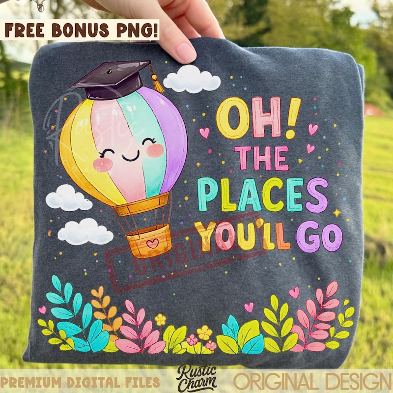 Oh the Places You'll Go Clipart - Etsy