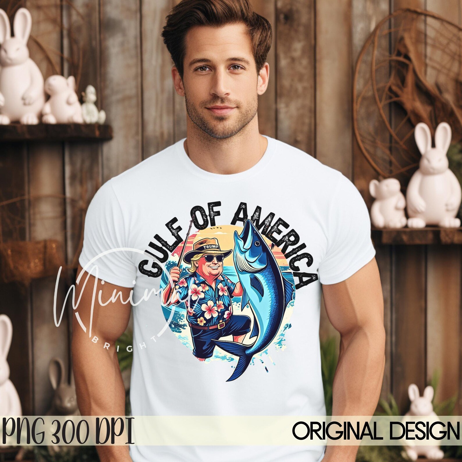 Funny Trump Fishing PNG: Gulf of America Clipart (digital Download) - Etsy
