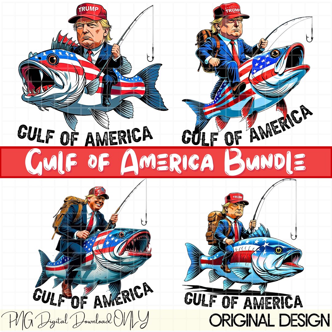 Trump Fishing PNG Bundle: Patriotic USA Clipart (digital Download) - Etsy