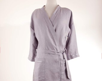 Linen robe | Etsy