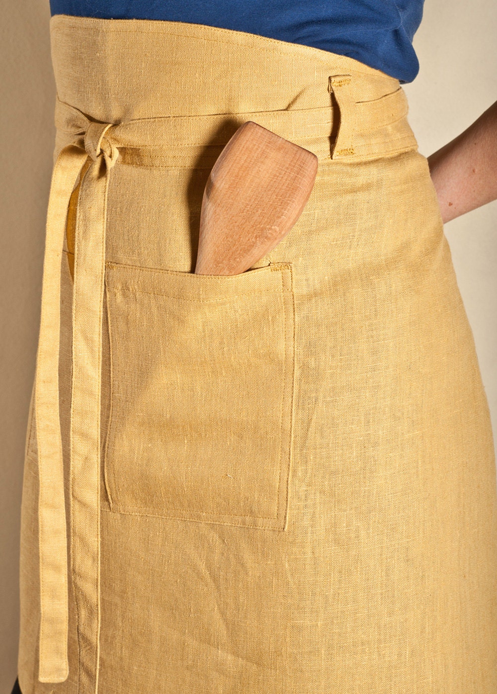 Linen Apron, Chef Apron, Half Apron. 100% Linen. Unisex Apron. - Etsy