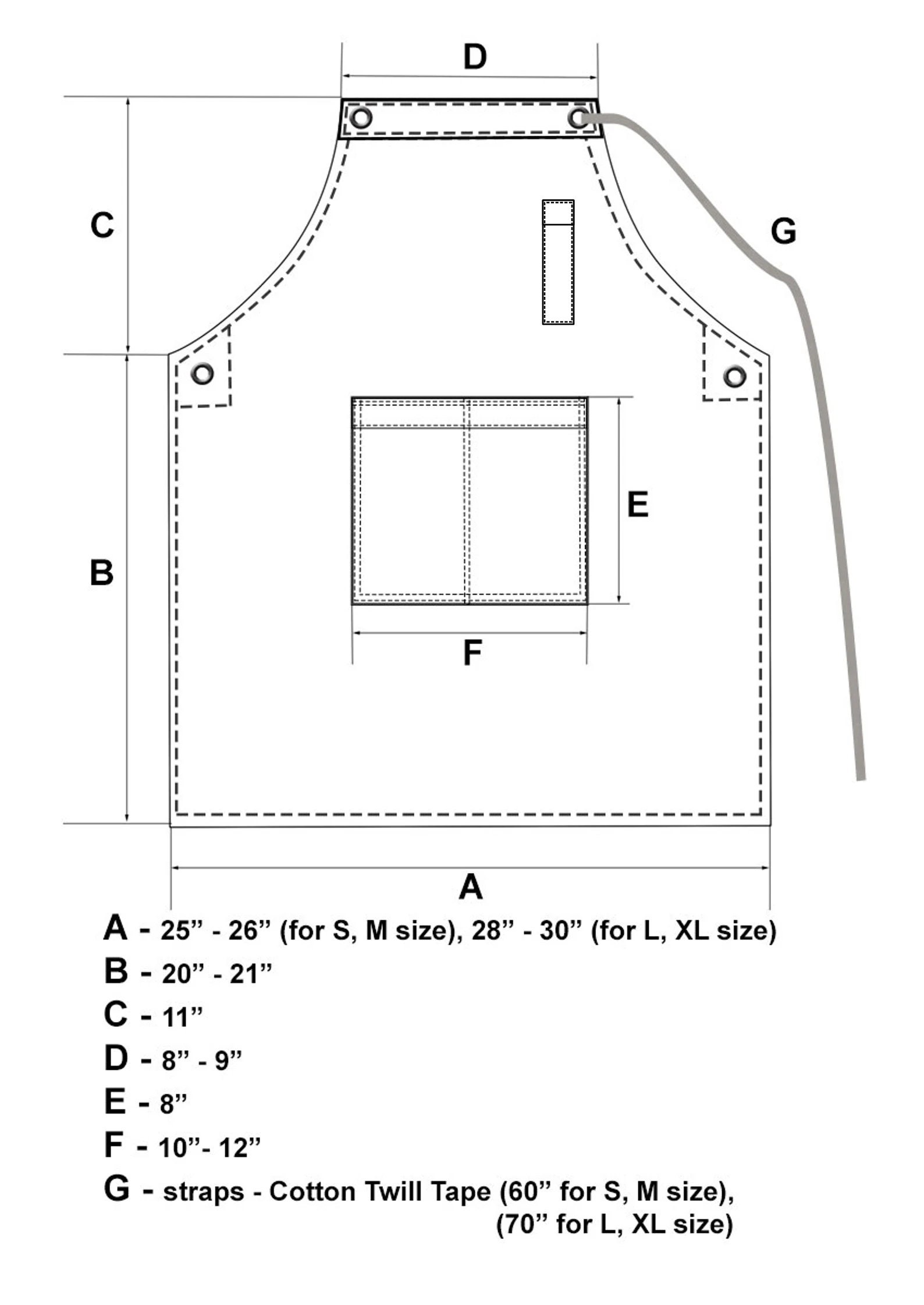 Linen Apron Full Apron Medium Weight Natural Linen - Etsy