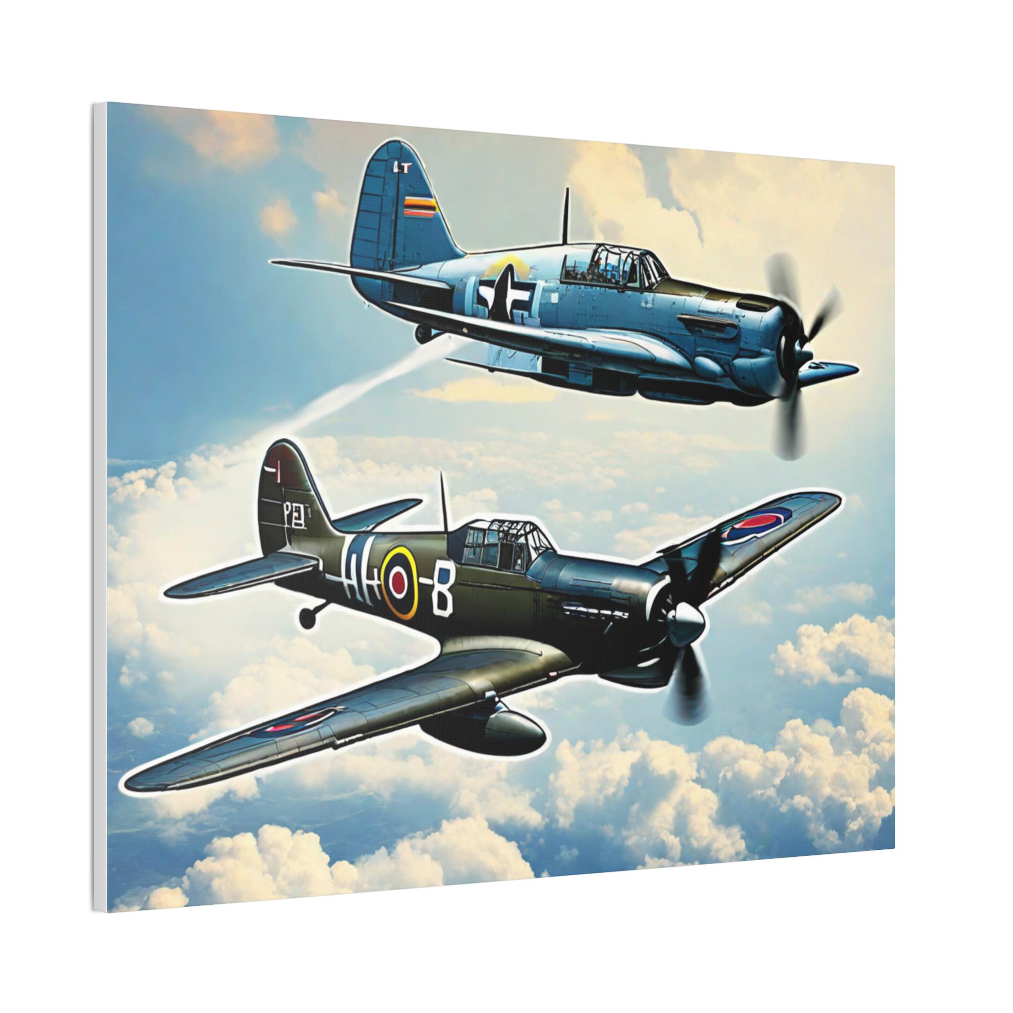 Aircraft, Pop Art, Vintage, WWII, Wall Art, Home Decor, Office Decor ...