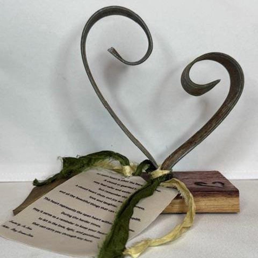 Wine Barrel Heart Crafted From Reclaimed Wine/whisky Barrel Staves and ...