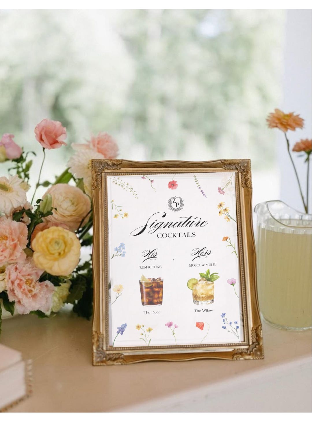 Custom Signature Drinks Bar Sign - Etsy