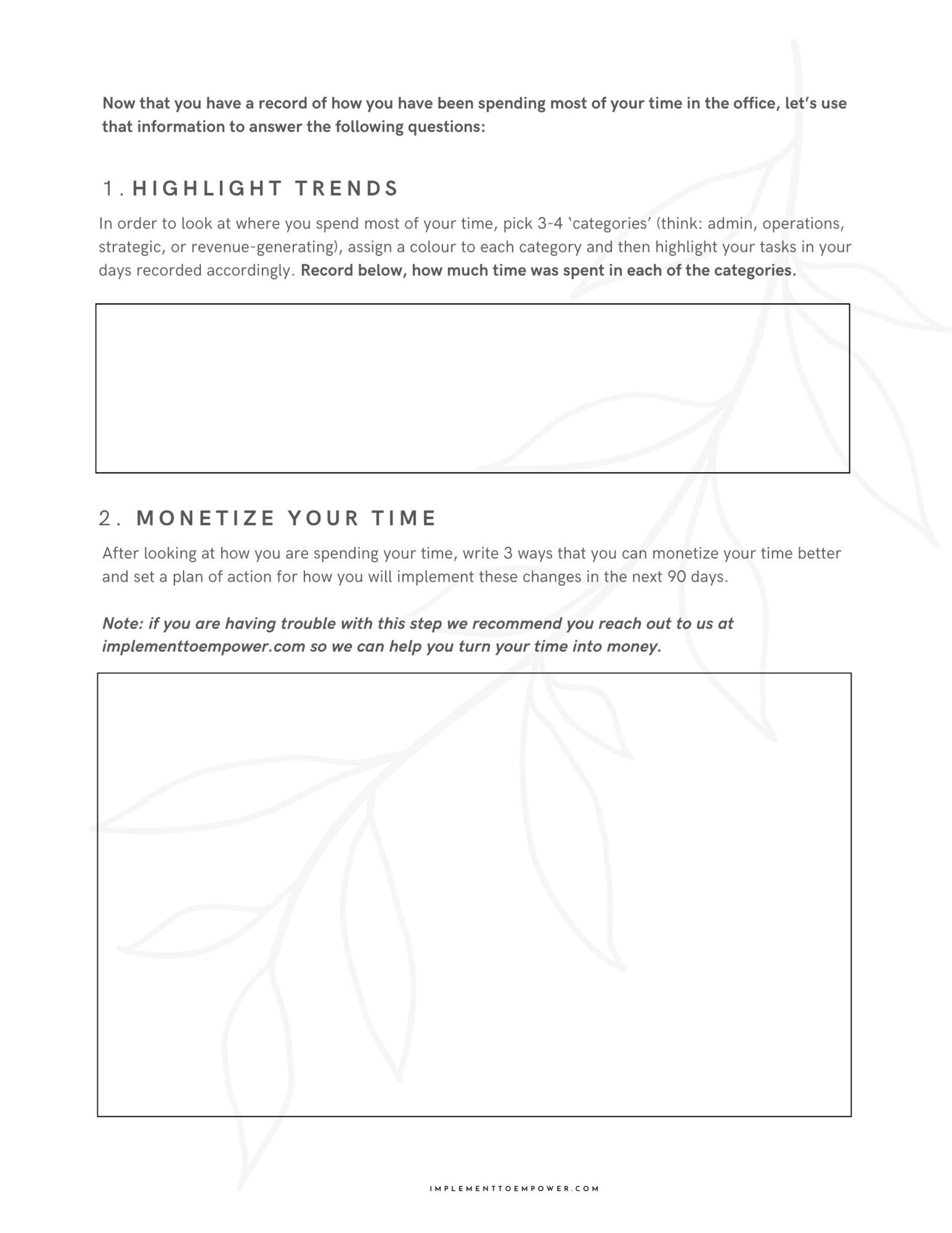 Efficiency Time Sheet - Etsy