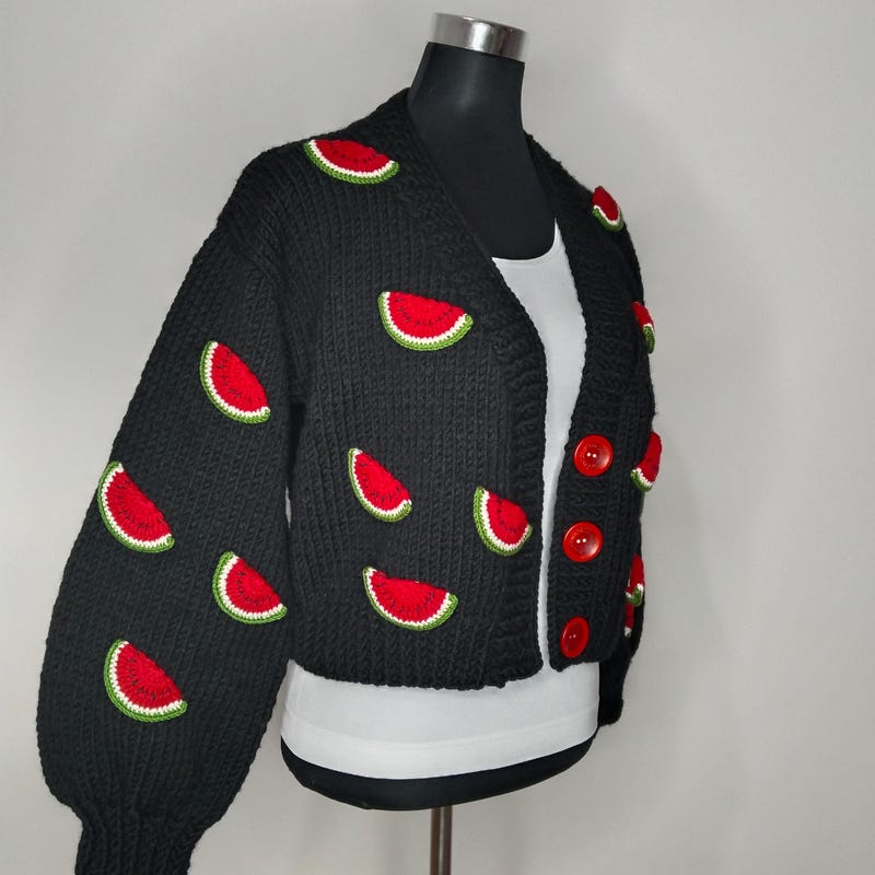 Watermelon Cardigan - Etsy