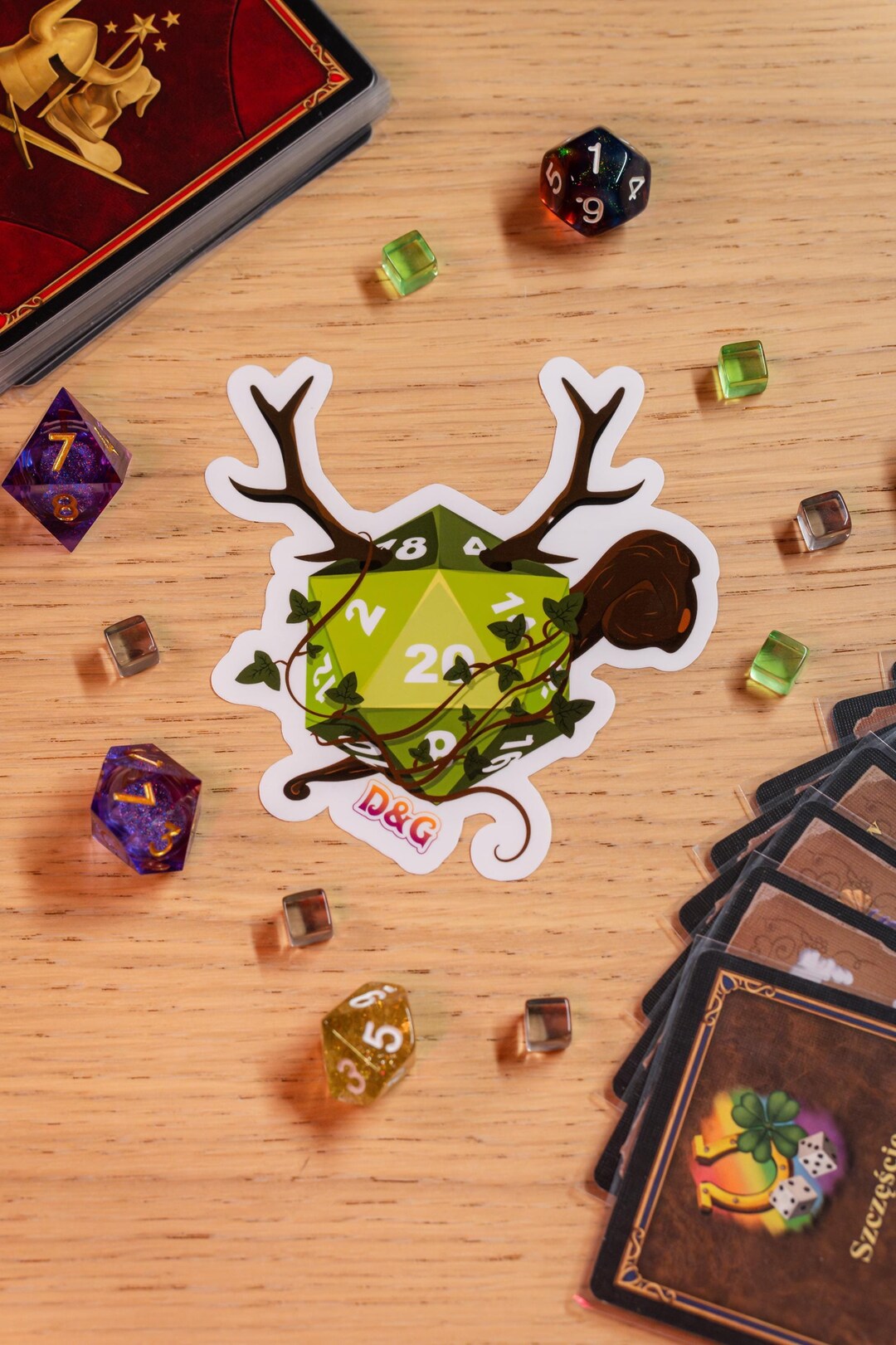 Dnd | Druid | Dice Class Stickers | D&D Stickers | Glossy Papper ...