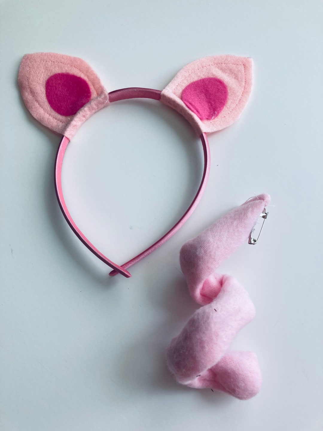 Pig Ears and Piggie Tail, for Adults and Kids, Pig Ears Headband, Peppa ...