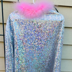 Sparkly Princess Cape, Birthday Princess Cape, Halloween Sparkly Cape ...
