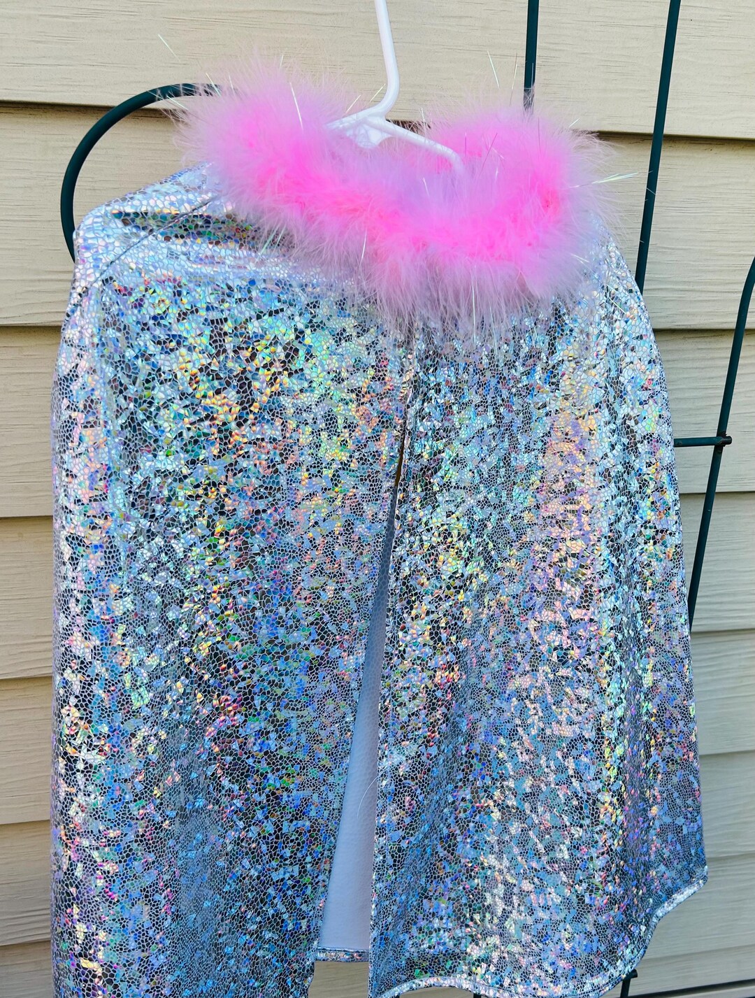 Sparkly Princess Cape, Birthday Princess Cape, Halloween Sparkly Cape ...