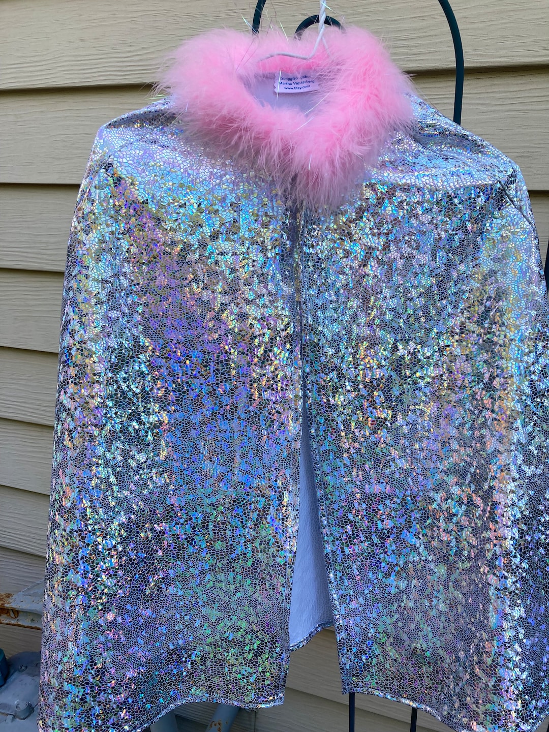 Sparkly Princess Cape, Birthday Princess Cape, Halloween Sparkly Cape ...