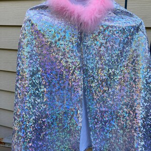 Sparkly Princess Cape, Birthday Princess Cape, Halloween Sparkly Cape ...