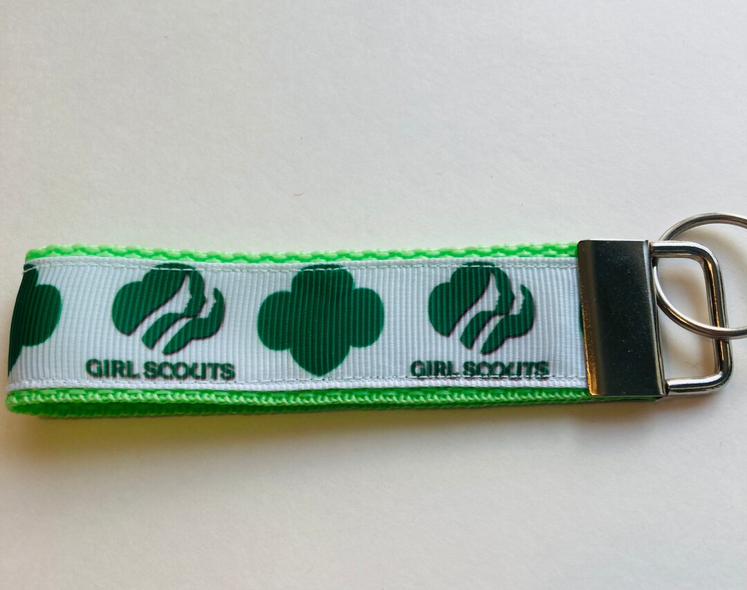 Girl Scout Key Chain, Girl Scout Key Fob - Etsy