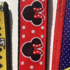 Minnie Mouse Key Fob, Disney Key Chain, Key Fob Wristlet - Etsy