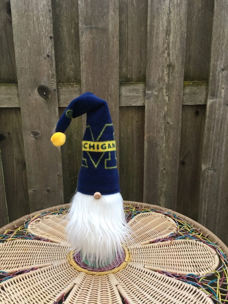 University of Michigan Gnome Wine Bottle Topper, Gnome Bottle Toppers ...