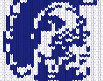 Bear Paw Chunky Knit Blanket Pattern/ Hand Knitting/ Finger Knitting ...