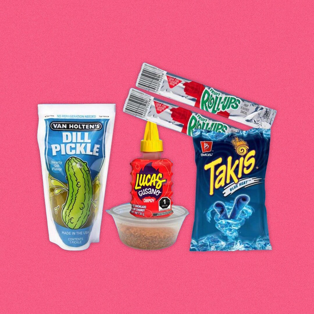 Takis Blue Heat Pickle Kit Viral Tiktok Pickle Challenge - Etsy