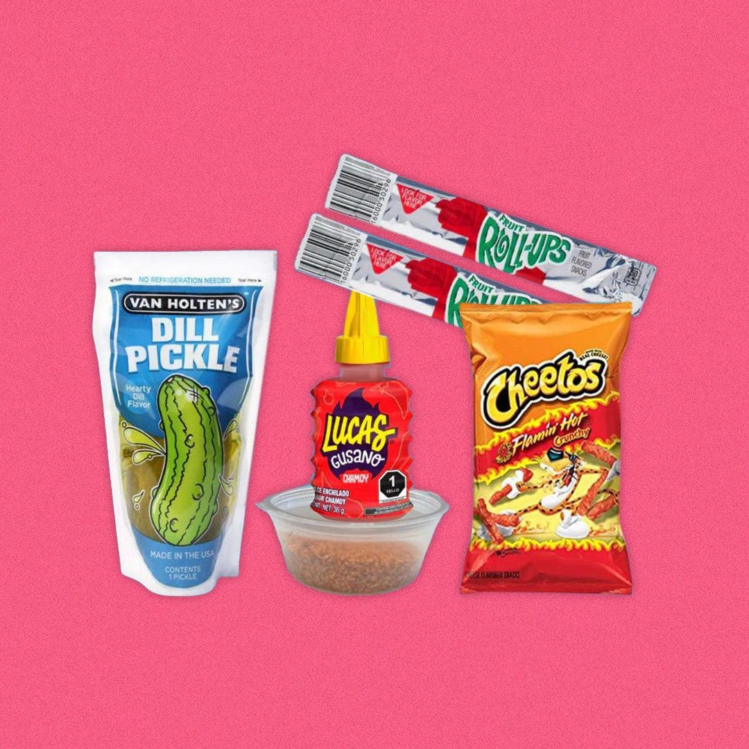 Cheetos Flamin Hot PICKLE KIT Van Holtens Pickle, Lucas Chamoy, Sweet ...