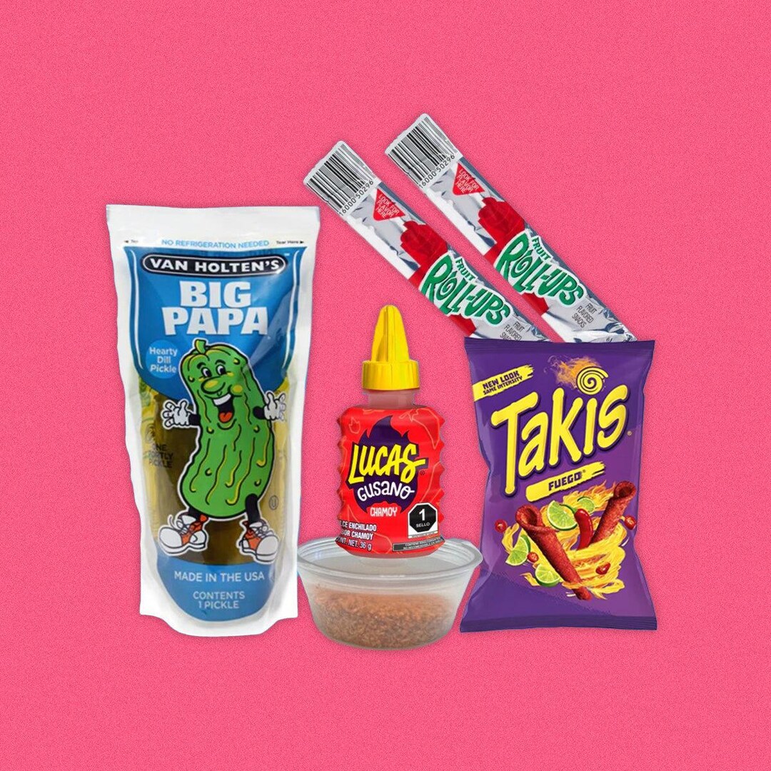 Van Holten's Lucas Chamoy Pickle Kit Viral Tiktok Pickle Challenge - Etsy