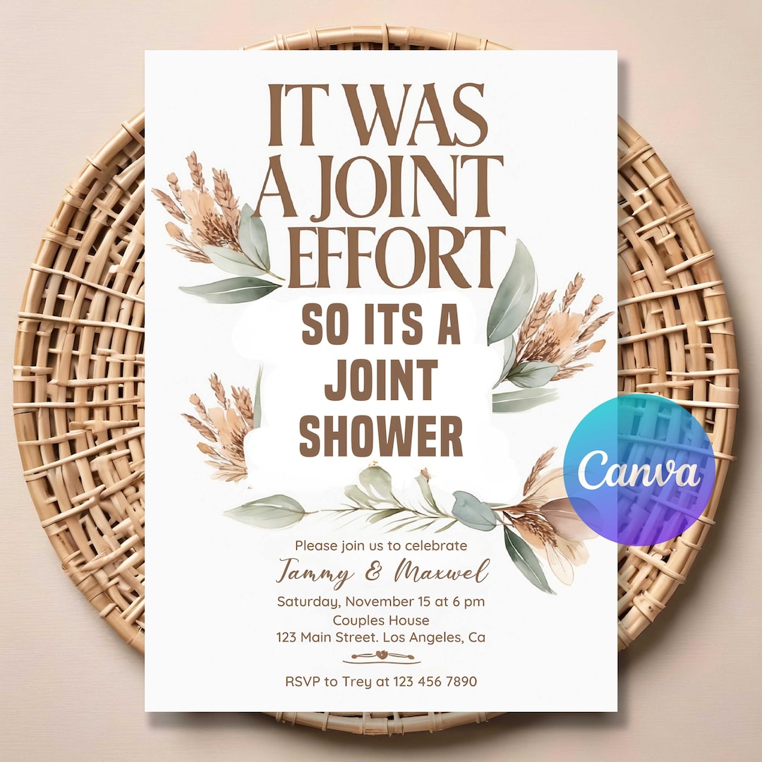 Minimalist Beer Joint Baby Shower Invitation | Coed Babyq Editable ...