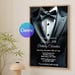 Tuxedo Birthday Invitation | Editable Formal Party Invite for Boys or ...