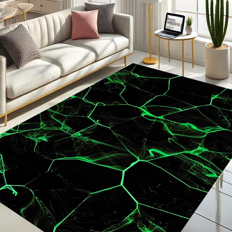 Lime Green Rugs - Etsy