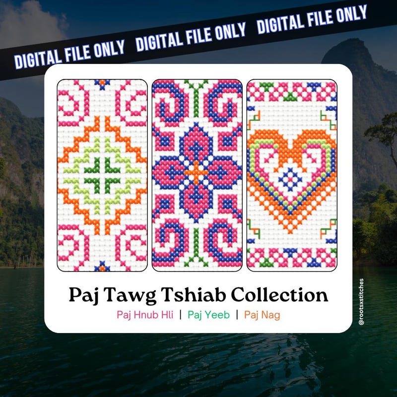 Hmong Cross Stitch Pattern - Etsy