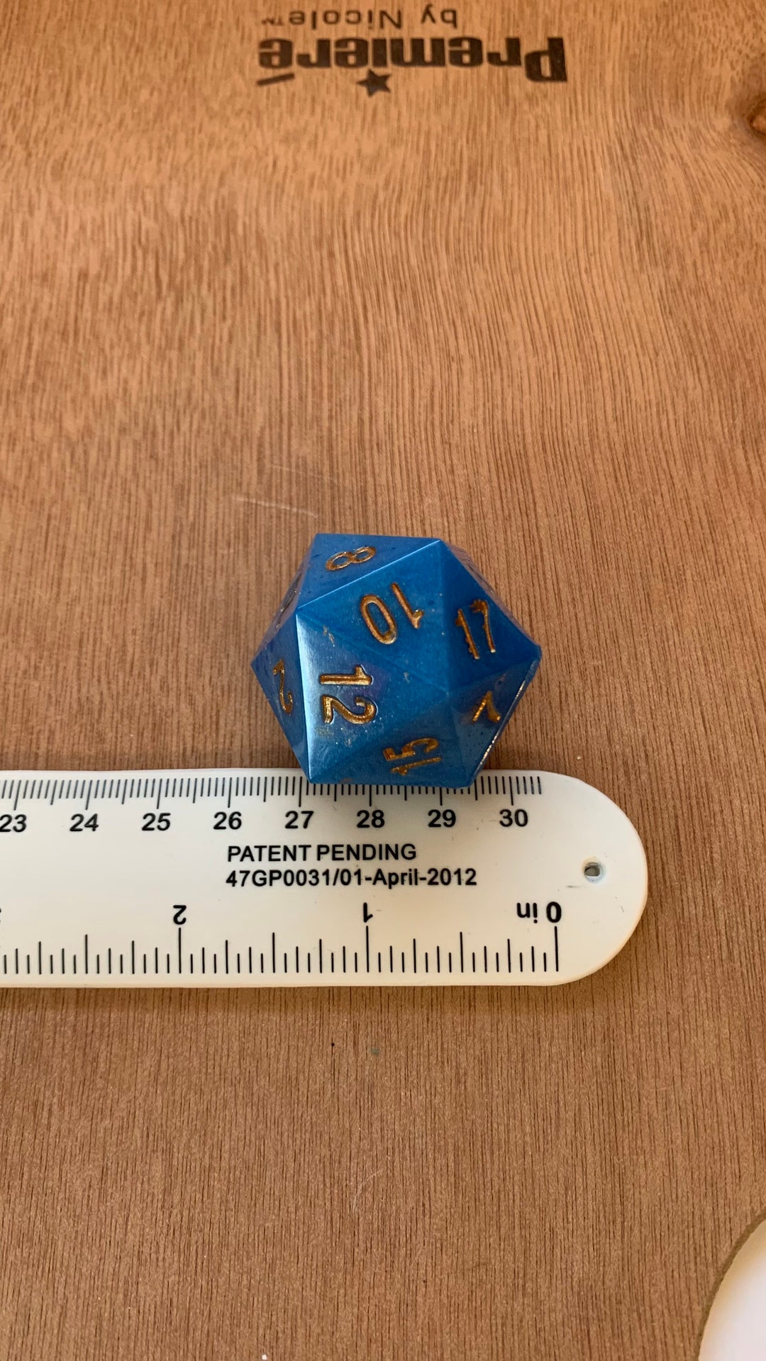 Big Beautiful Blue D20 as-is - Etsy
