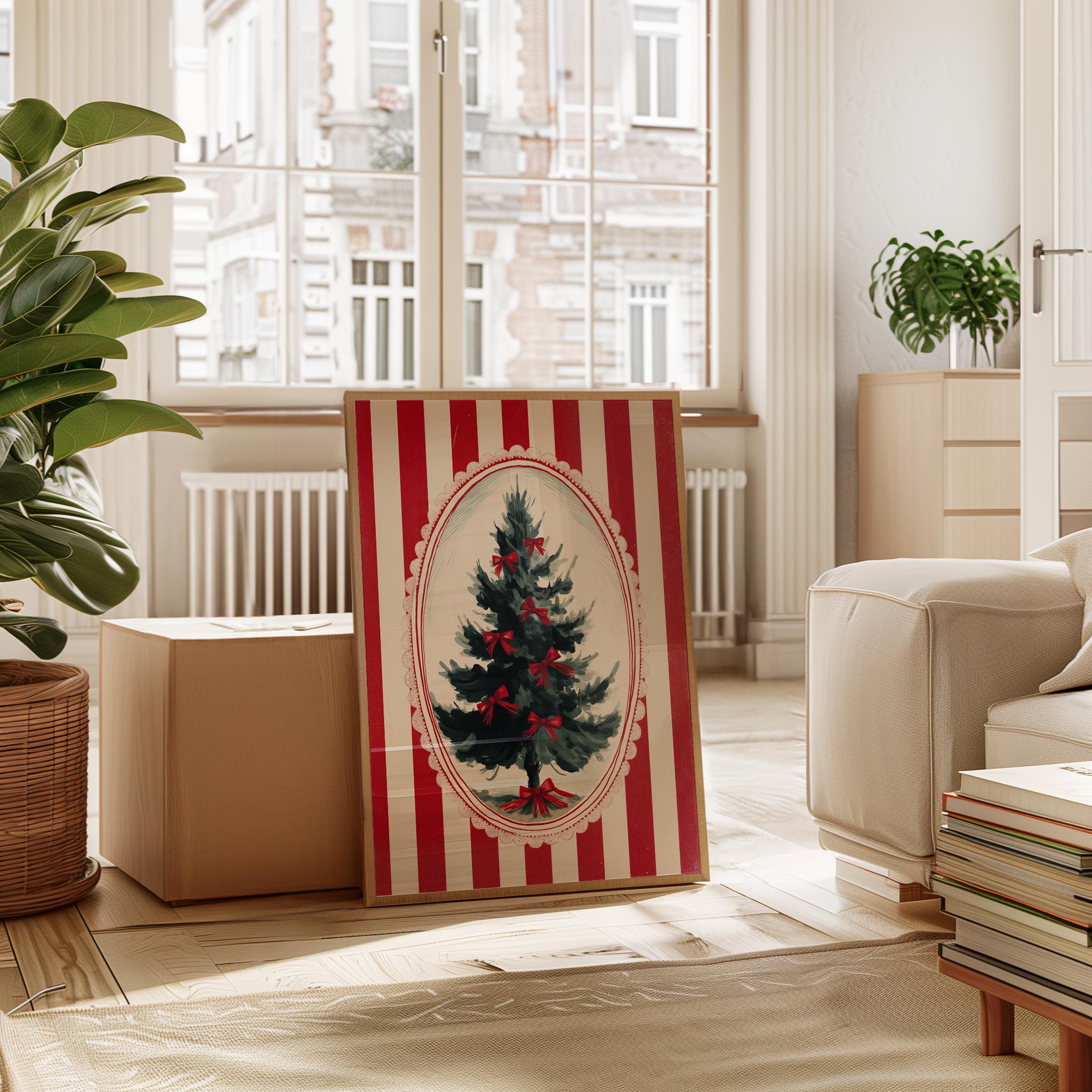 Christmas Poster Art, Christmas Wall Art, Christmas Gift, Snow Art ...